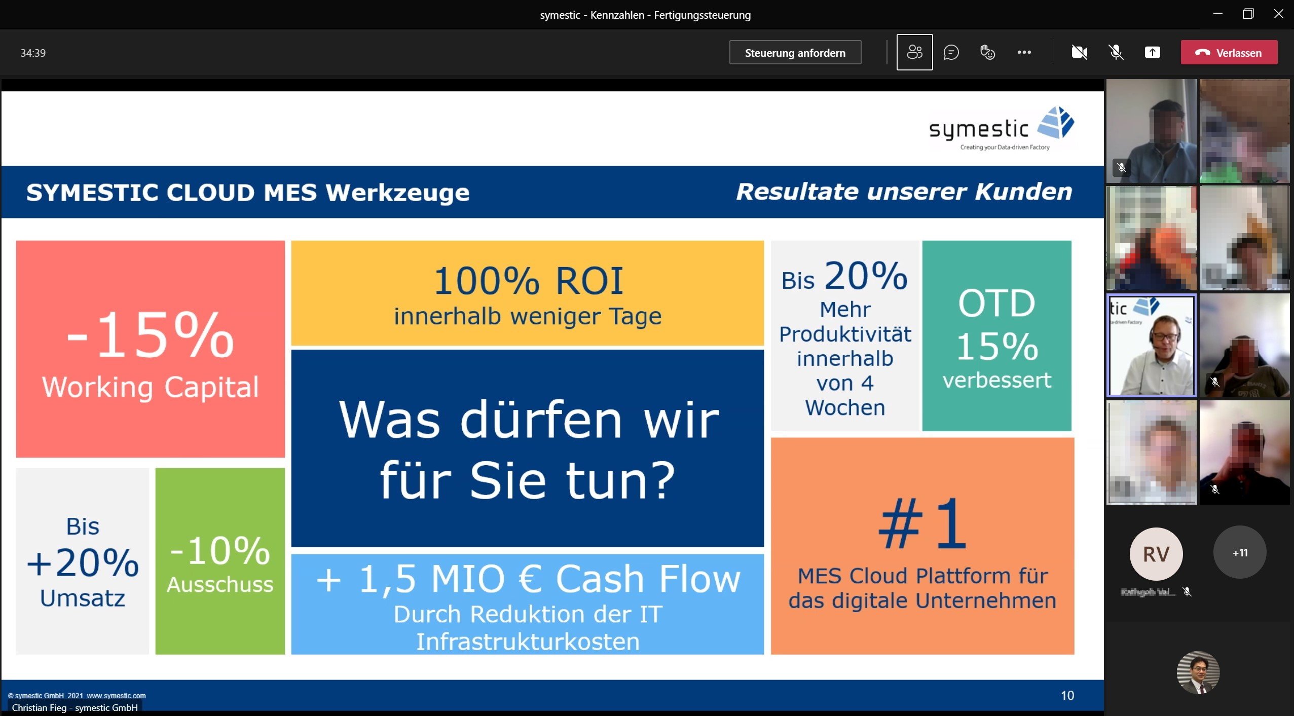 Lean Manufacturing Software | SYMESTIC | Try it for free
